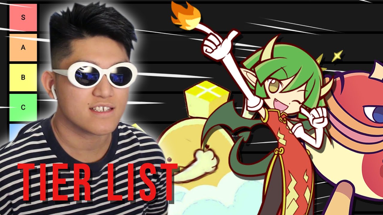 Puyo Puyo Tetris Character Tier List - YouTube