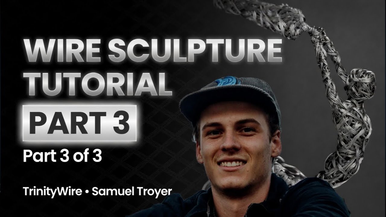 How to make a Wire Sculpture (Part 3, Filling and Finishing) Tutorial ...
