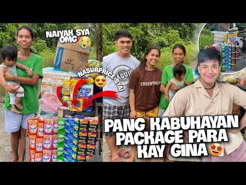PANG KABUHAYAN PACKAGE PARA KAY GINA NASURPRISE SYA! GRABE APAT NA ANAK ...