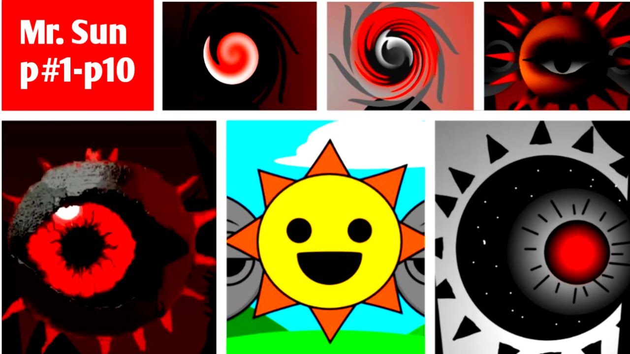 Sprunki - Incredibox All Mr. Sun from phase 1 to phase 10 in SPRUNKI But Babies - YouTube