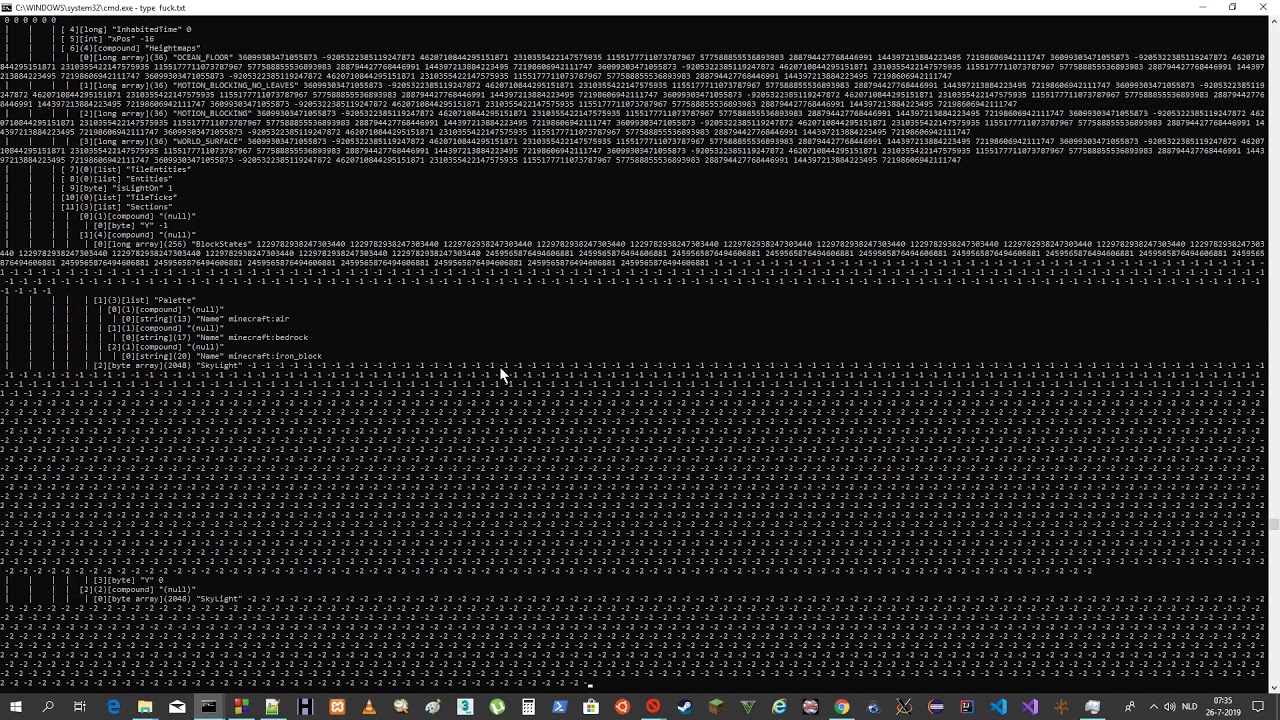 REGION FILE READER MINECRAFT, .MCA .NBT .GZIP .ZLIB .RAW .TXT - YouTube