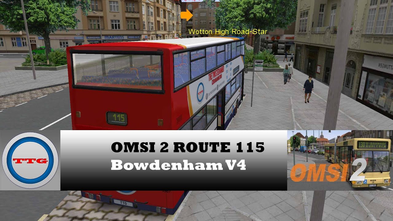 OMSI 2 | Route 115 | Bowdenham V4 - YouTube