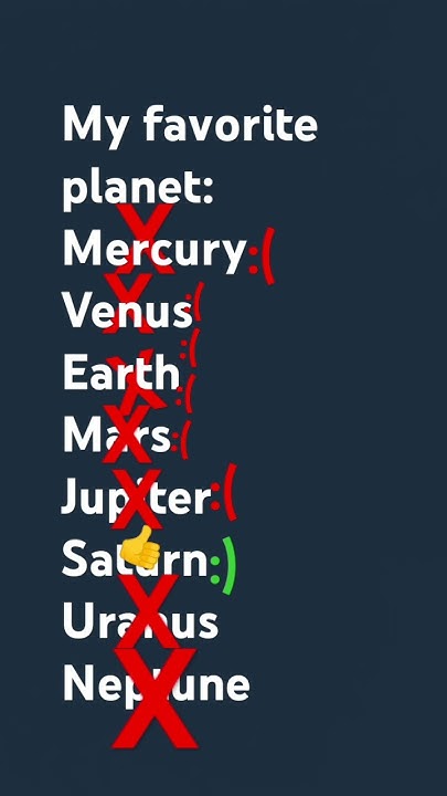 my favorite planet. - YouTube