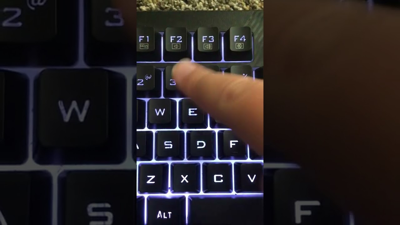 How To Press E On a Keyboard - YouTube