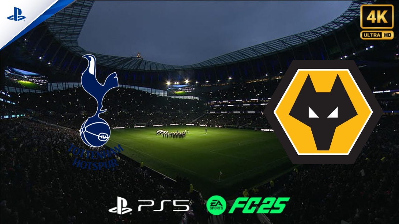 PS5 | FC25 Gameplay: Tottenham Hotspur vs Wolves - Full Game - YouTube
