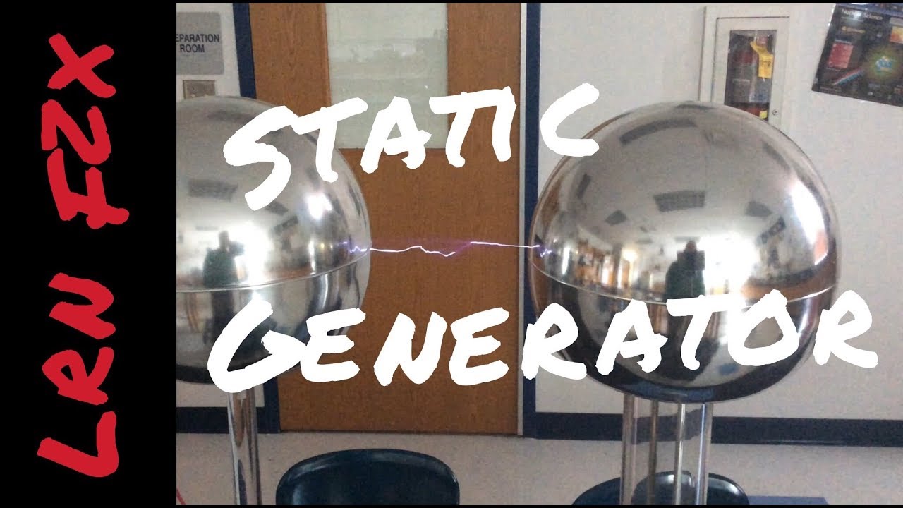 Vandegraaff Electrostatic Generator - how it works - YouTube