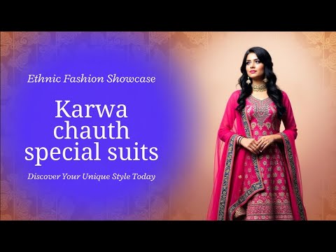 Karwa chauth special suits by Poonia suit and style.#suit #trending ...