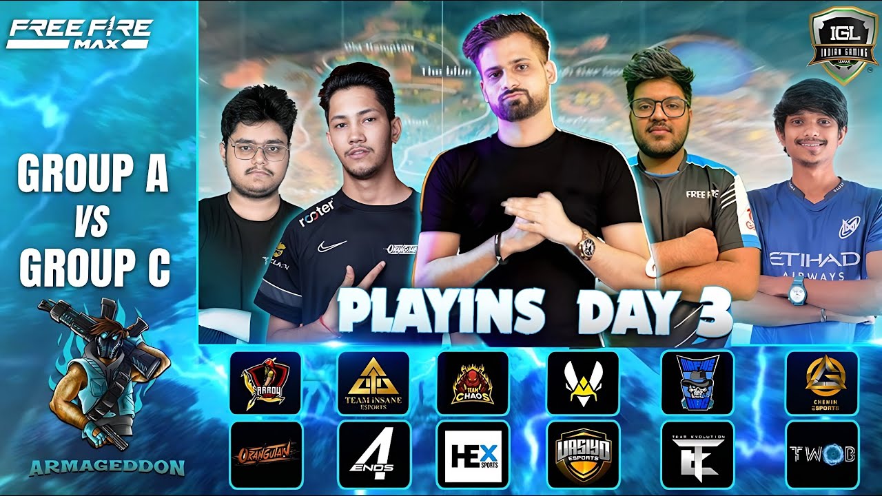 IGL Freefire Max Armageddon | Day 3 | Ft.The Mafias, Og Elite ...