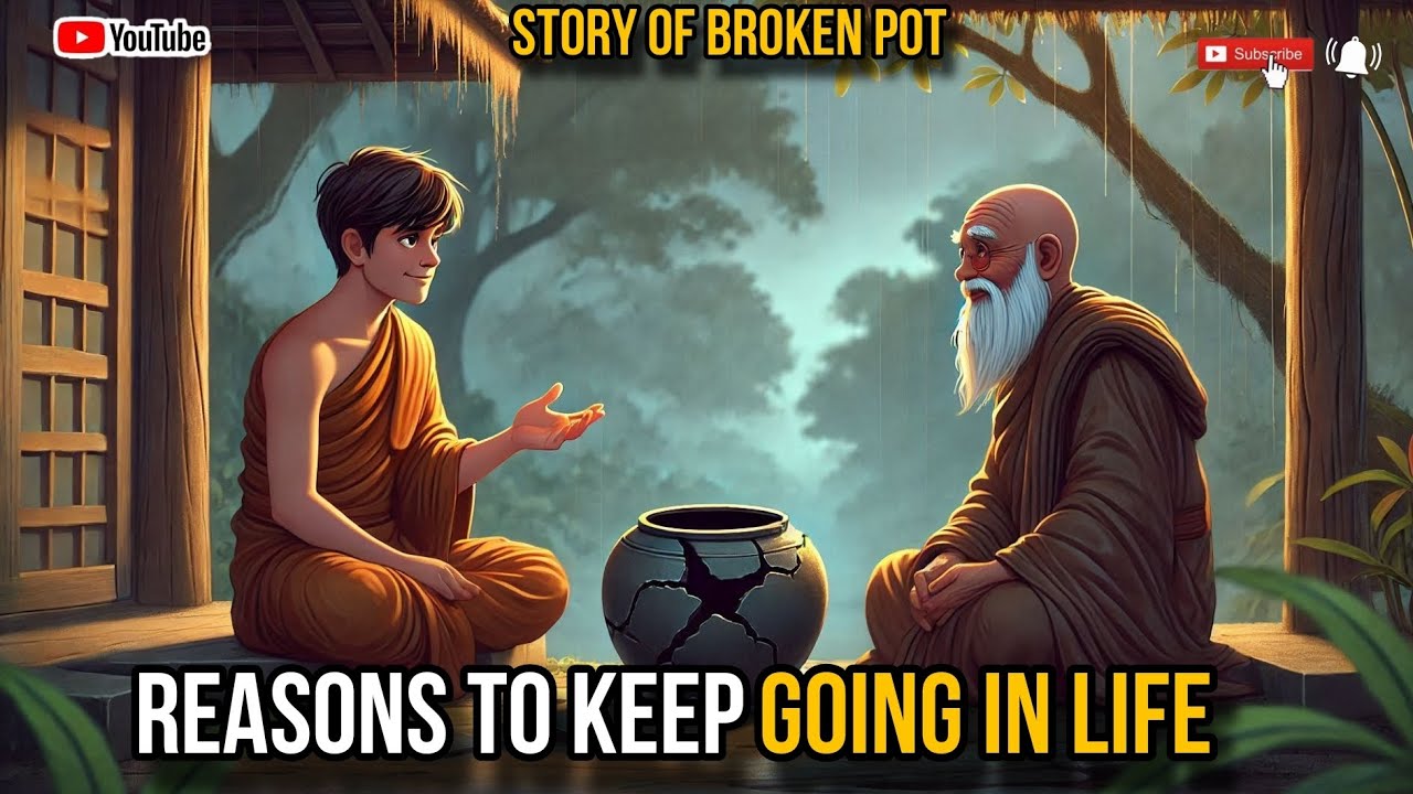 Reasons To Keep Going In Life| The Broken Pot and Monk Story| Monk ...