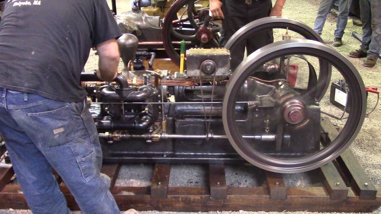 Coolspring Power Museum - "Jointer" Tandem Double Acting Engine - YouTube