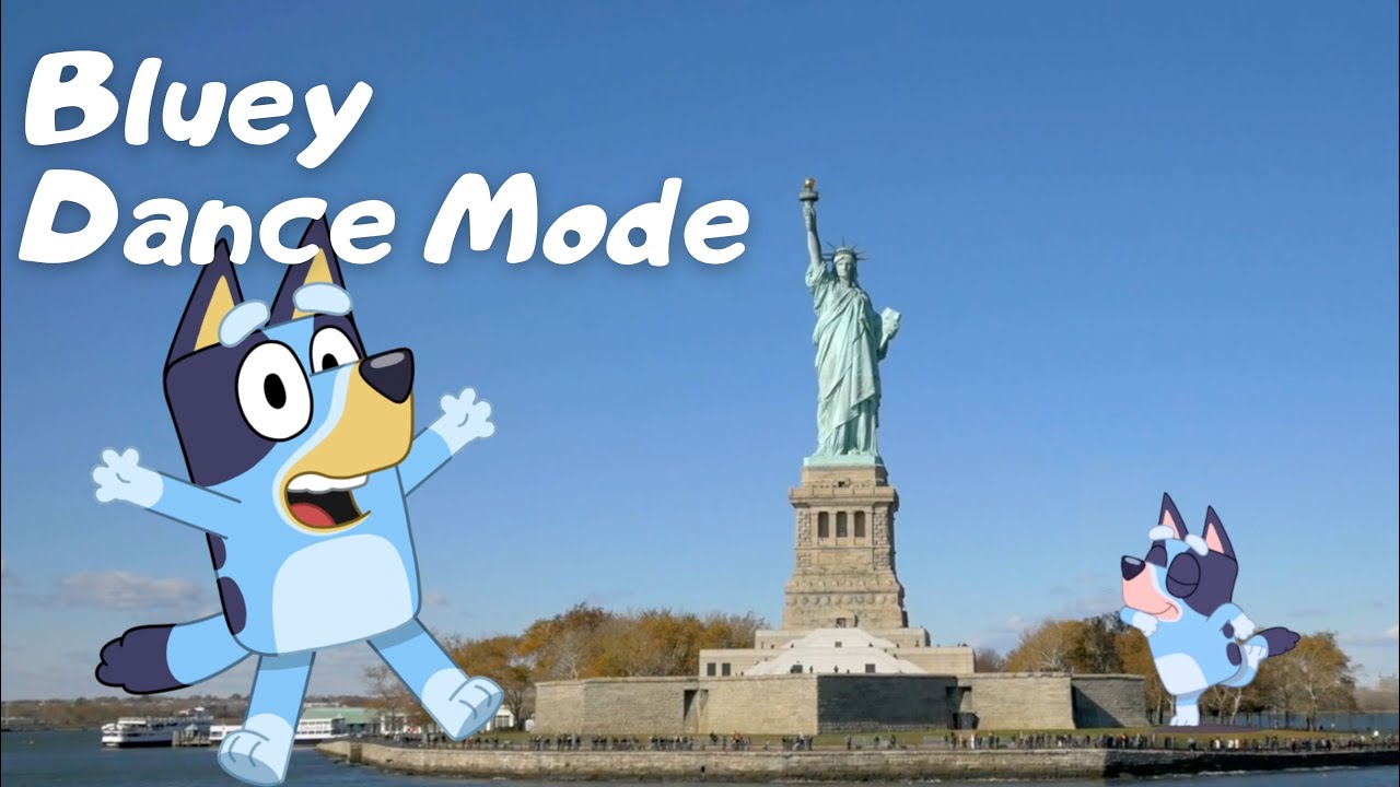 Bluey Dance Mode in the USA!!! #Bluey - YouTube