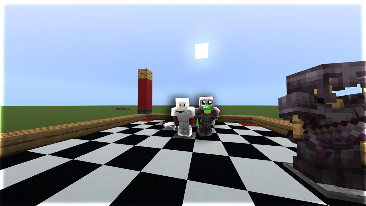 Playing checkers in Minecraft (sort of) - YouTube