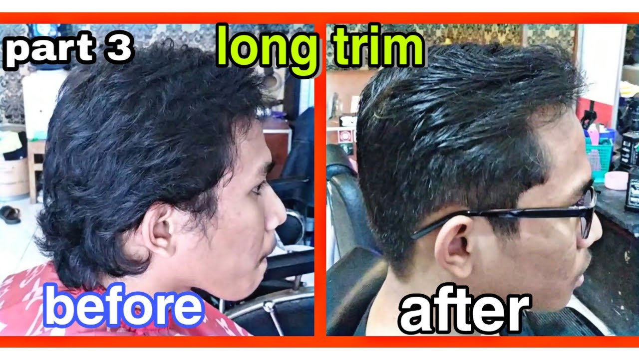 Teknik simple LONG TRIM || part 3 - YouTube