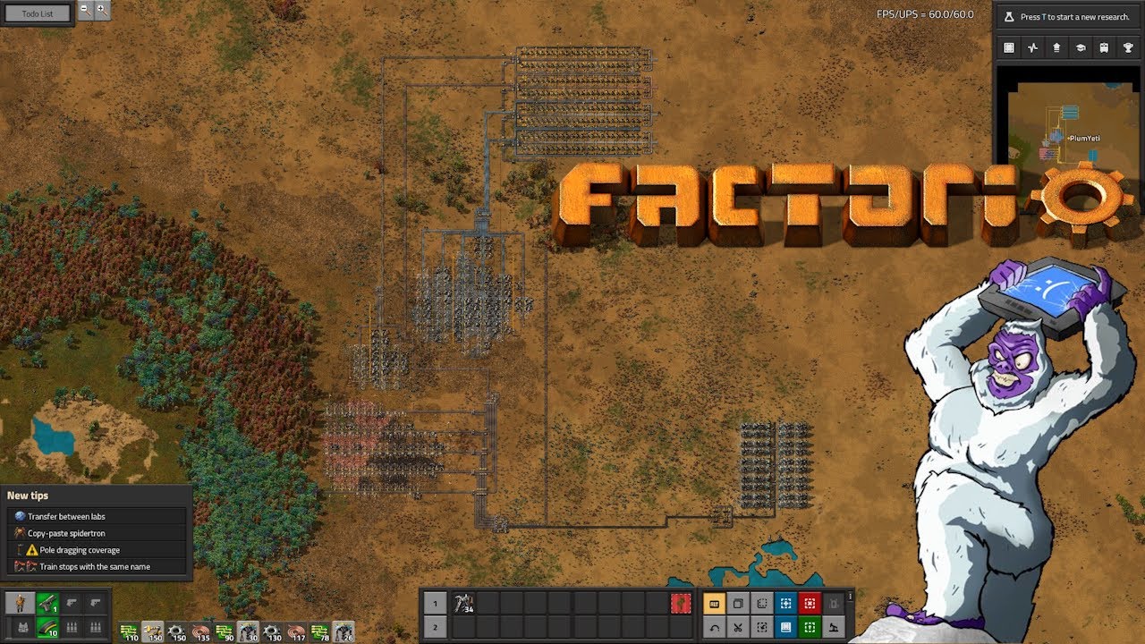 Setting Up Mining And Smelting Array Factorio Ep2 Youtube 1105