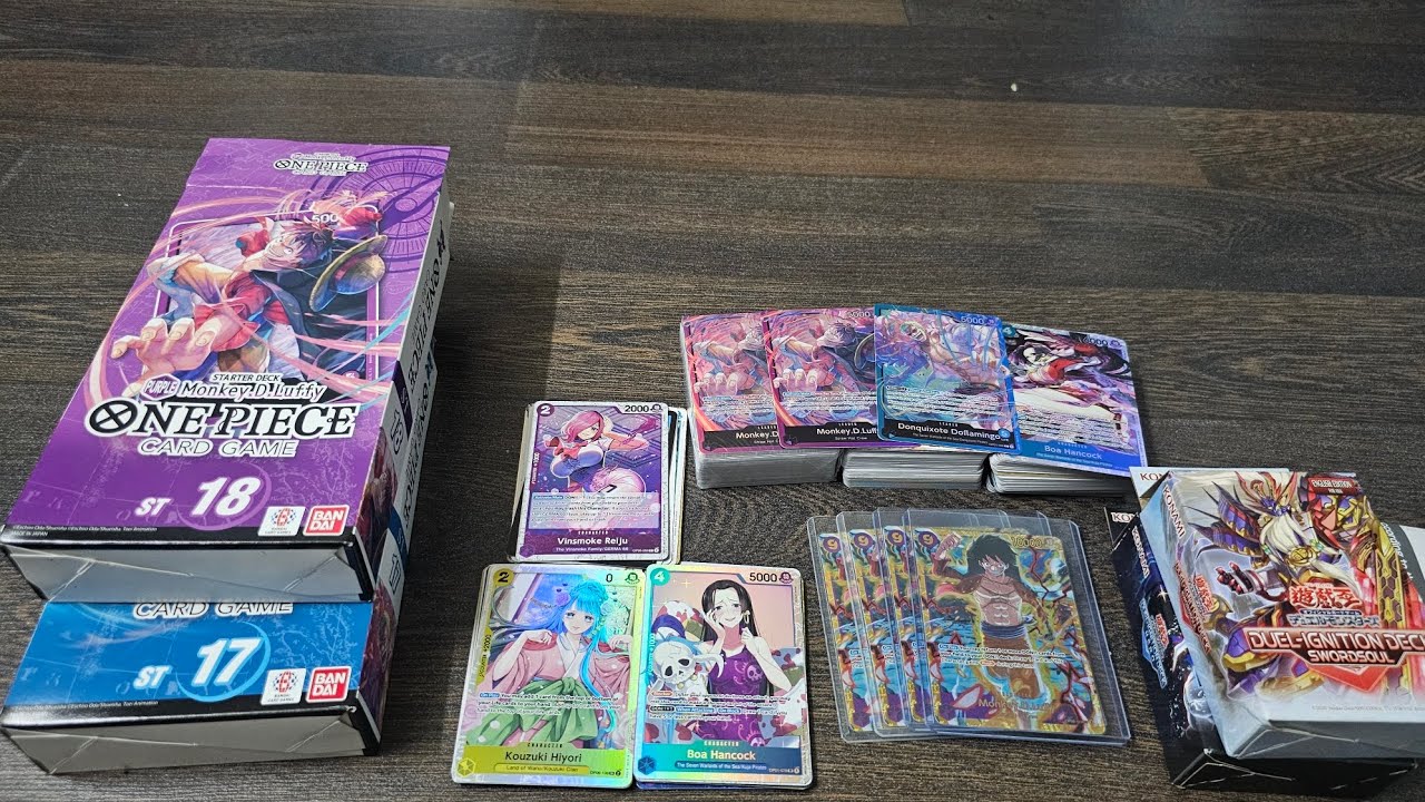 Best SD TCG Compare Unboxing (One Piece's side) Luffy VS Doflamingo| Mở hộp TCG Battle OP (Part ...