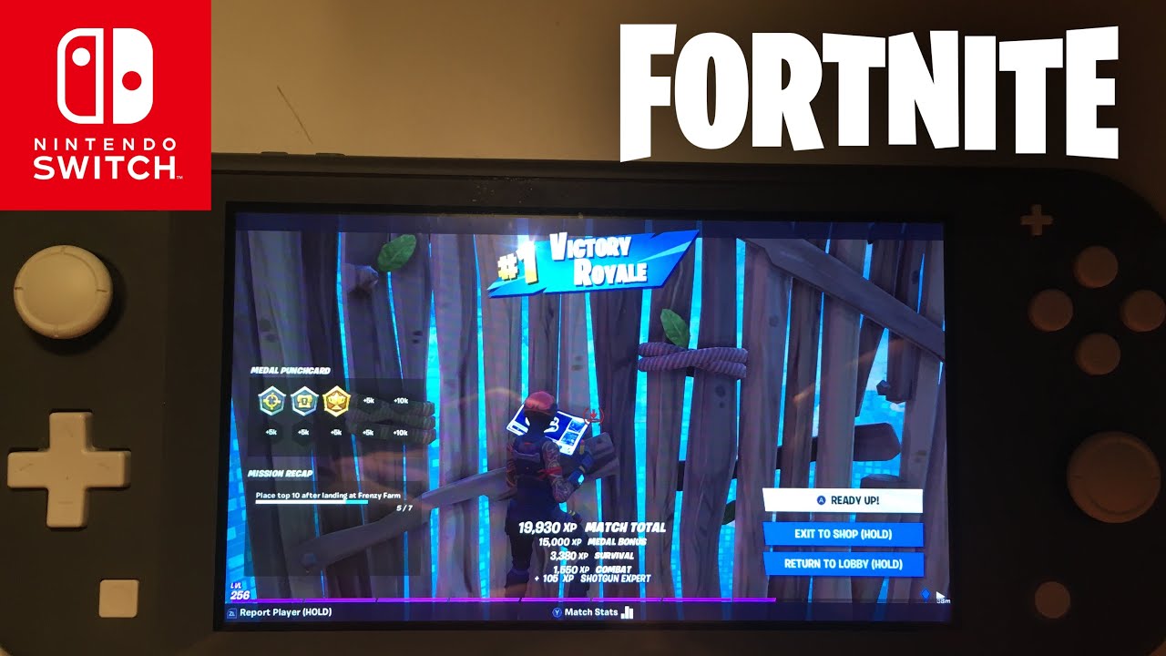 Fortnite On The Nintendo Switch Lite Gameplay (Pro Controller) #31 ...