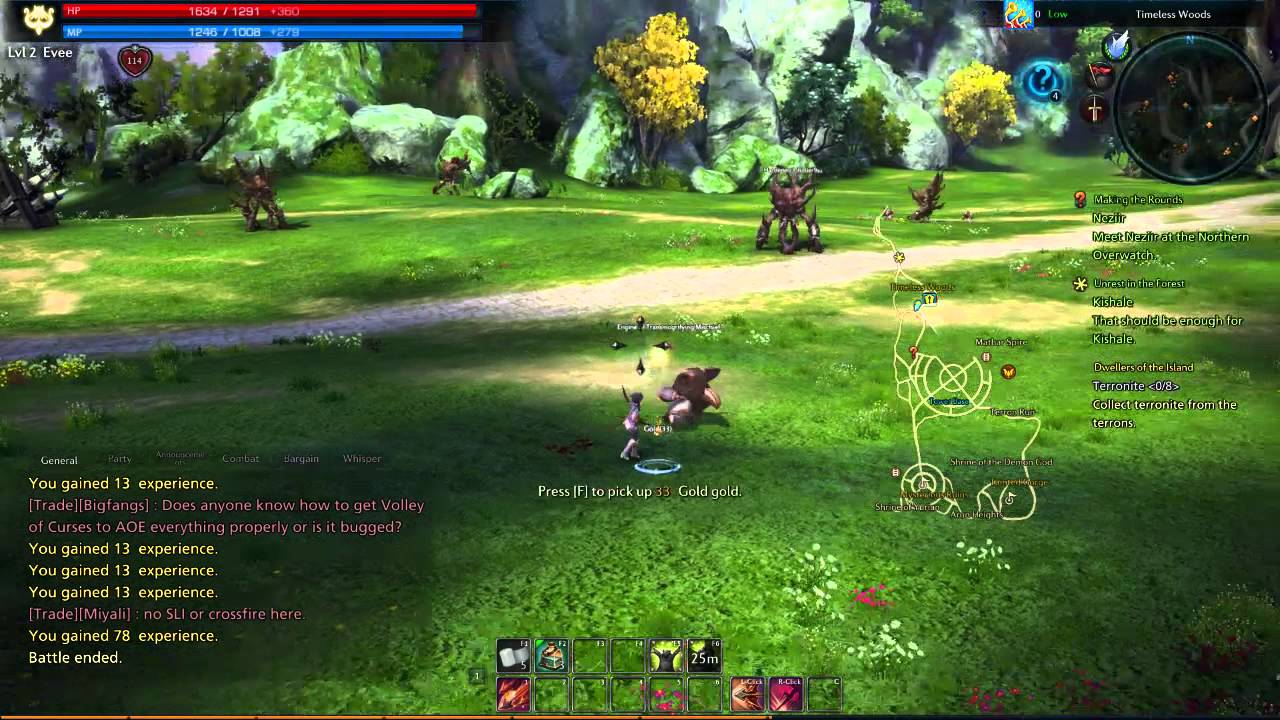 Tera: Gameplay - Archer, Elin (Starting zone) First impressions - YouTube