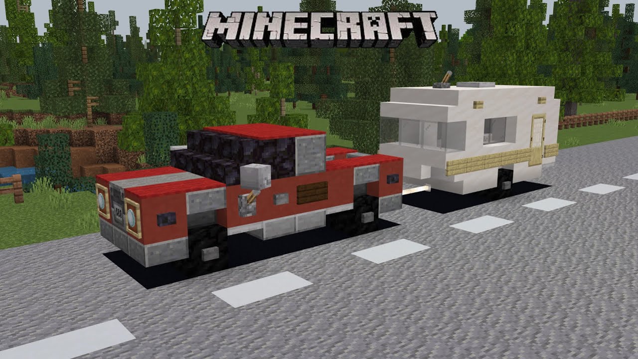 Minecraft: How to build a Caravan | Tutorial - YouTube