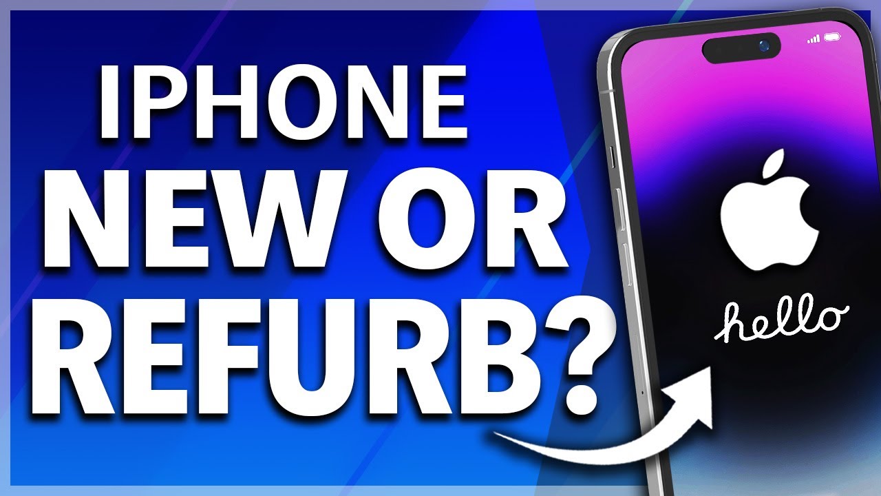 How to Check if iPhone is Refurbished or New or Replacement - YouTube