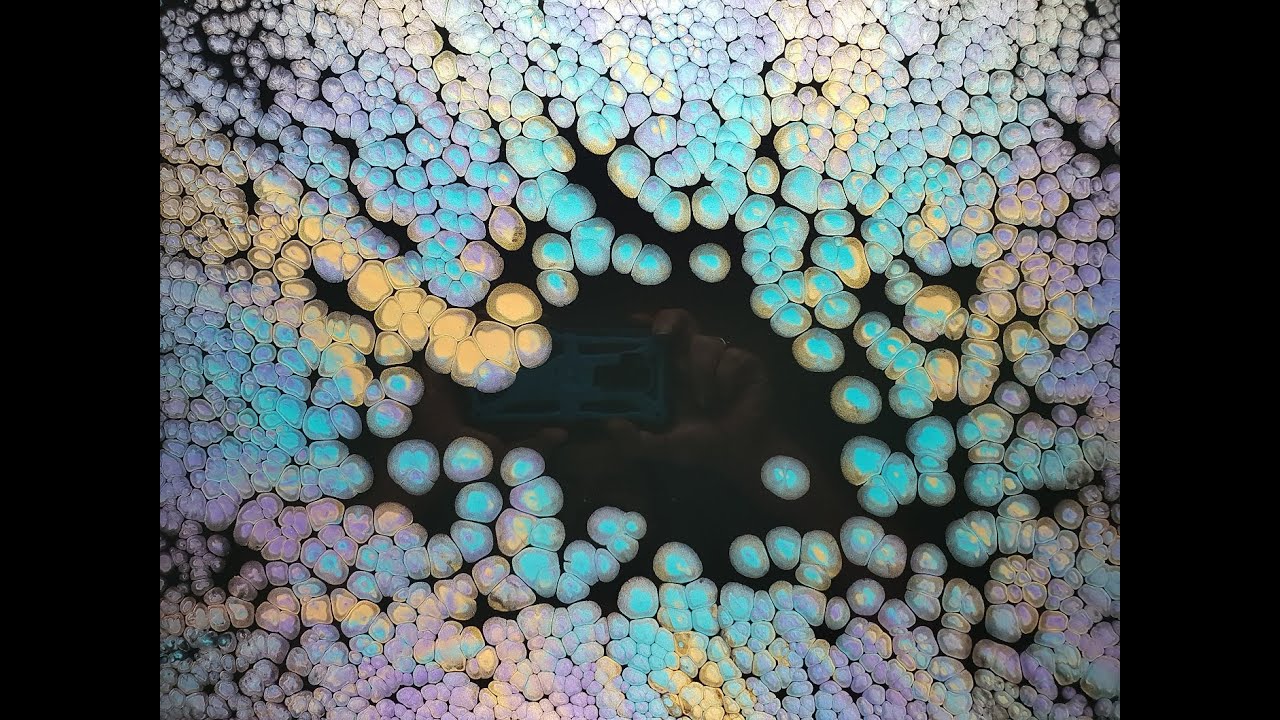 #264 - Bright and colourful pearl pour with recipe and how to mix ...