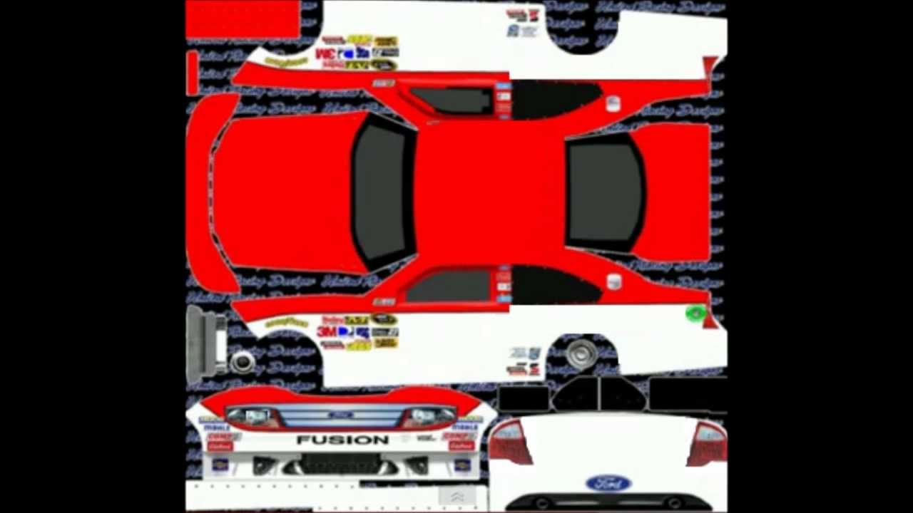 Custom Nascar Templates - YouTube