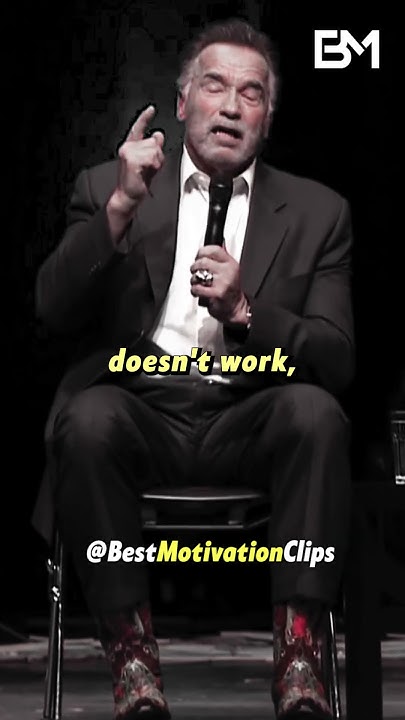 "I HATE PLAN B!" - Arnold Schwarzenegger's Best Motivational Speech - YouTube