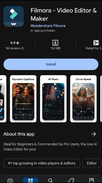 Filmora Video Editing App Best' #youtube #smartphone #youtubemusic # ...
