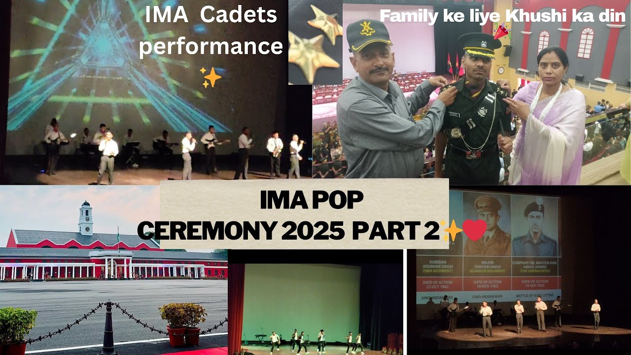 IMA POP Ceremony 25' part 2 Cultural Eevents | IMA Cadets Performance ...