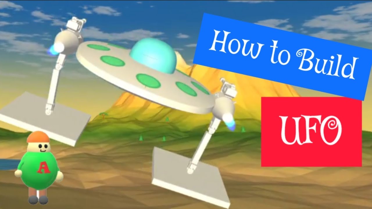 How to Build UFO in Draw Bricks Lego Game Play Android - YouTube