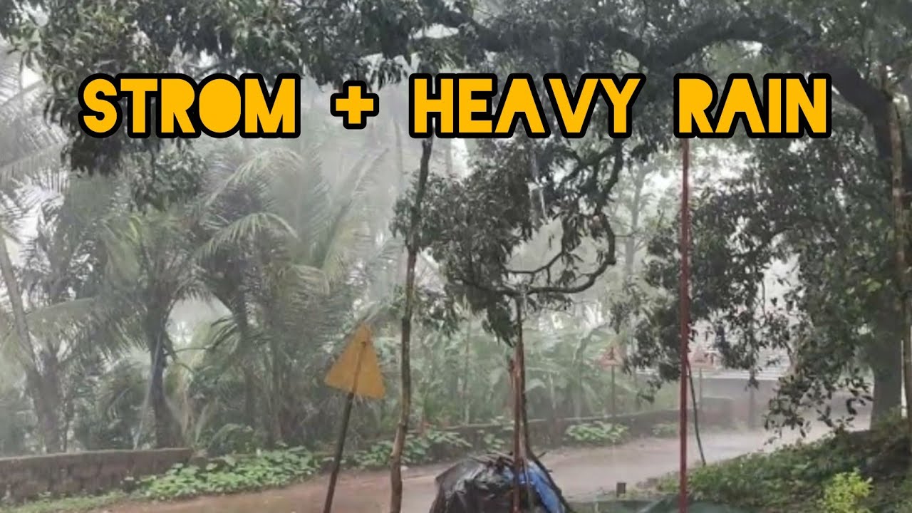 Strom + heavy rain - YouTube
