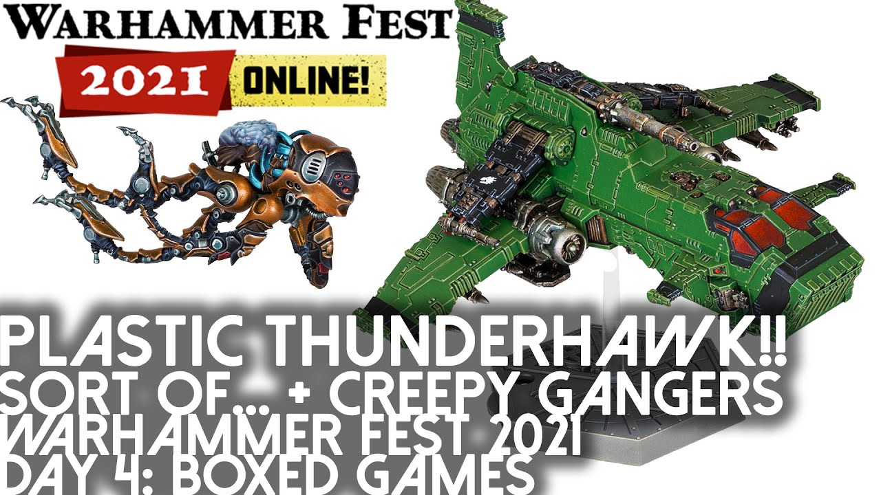 Plastic Thunderhawk! It's cute - Warhammer Fest Day 4: Boxed games ...