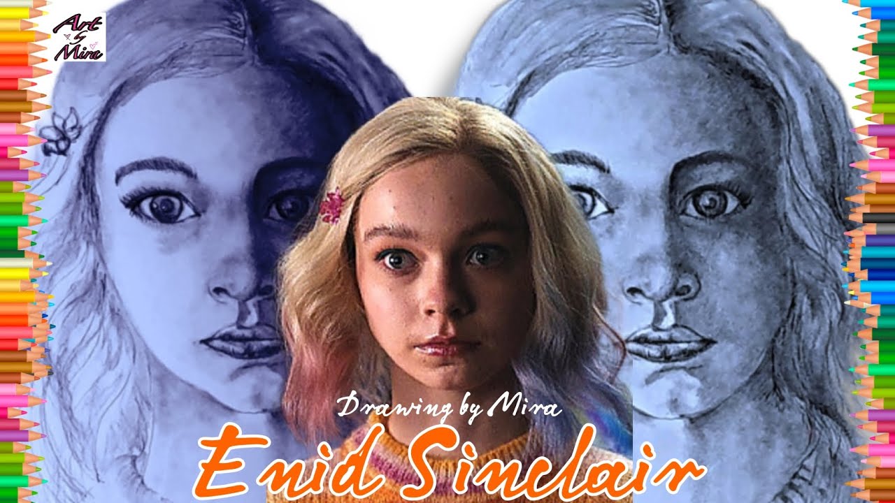 Drawing Enid Sinclair | Art by Mira #enidsinclair #wednesday # ...