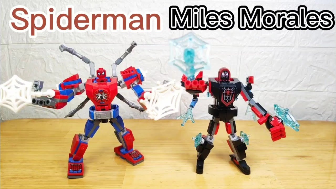 Review NonLego Spiderman Mech & Miles Morales Mech - Nhận xét 2 siêu ...