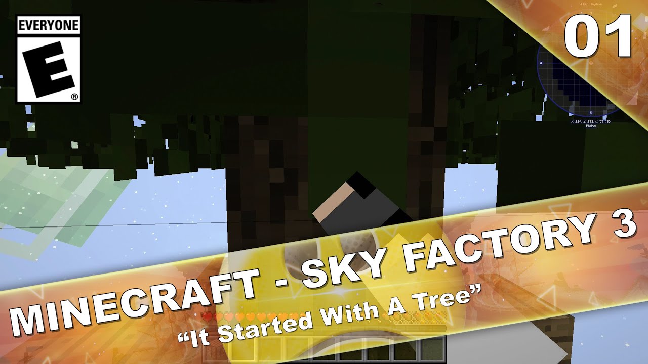 IT STARTED WITH A TREE | Minecraft - Sky Factory 3 | Part 1 - YouTube