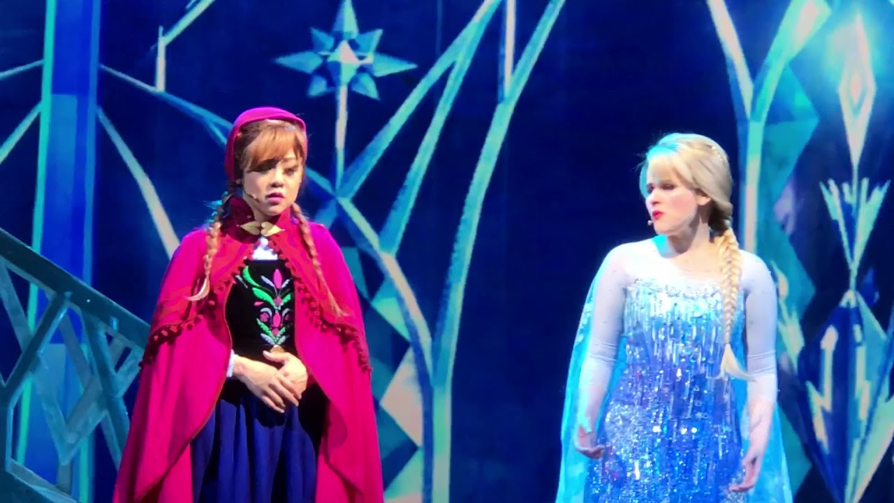 Anna & Elsa “For The First Time in Forever” - Frozen Live at Disneyland ...