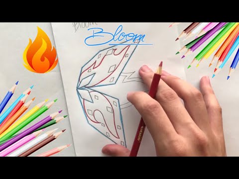 Winx Club: Bloom’s Glamix Wings (Coloring Glamix Wings)