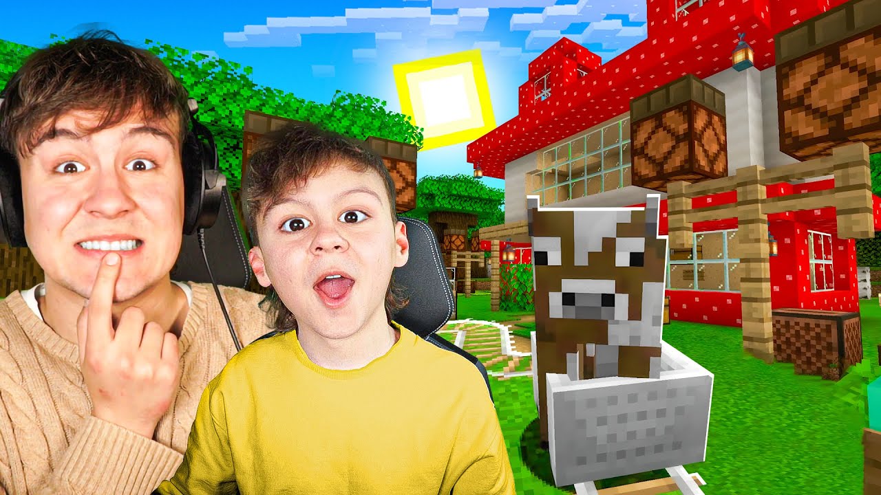 Mein KLEINER BRUDER SPIELT MINECRAFT?! - YouTube