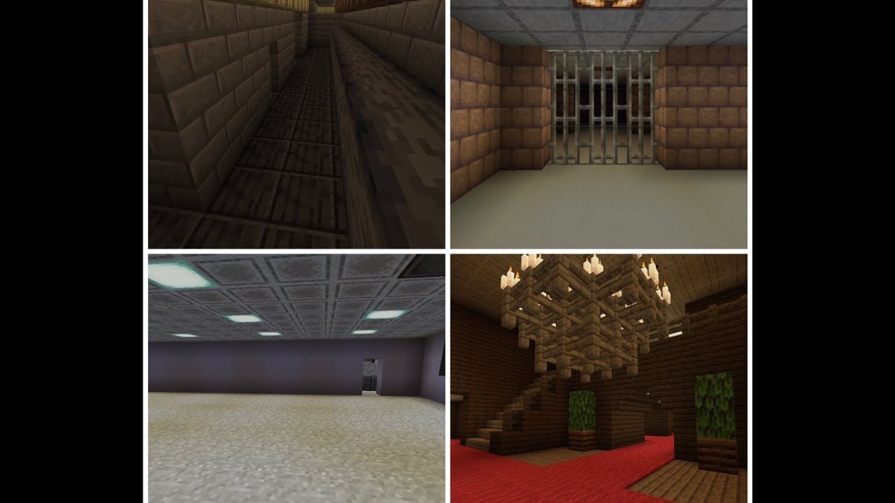 Backrooms levels 2-5 recreated in Minecraft - YouTube
