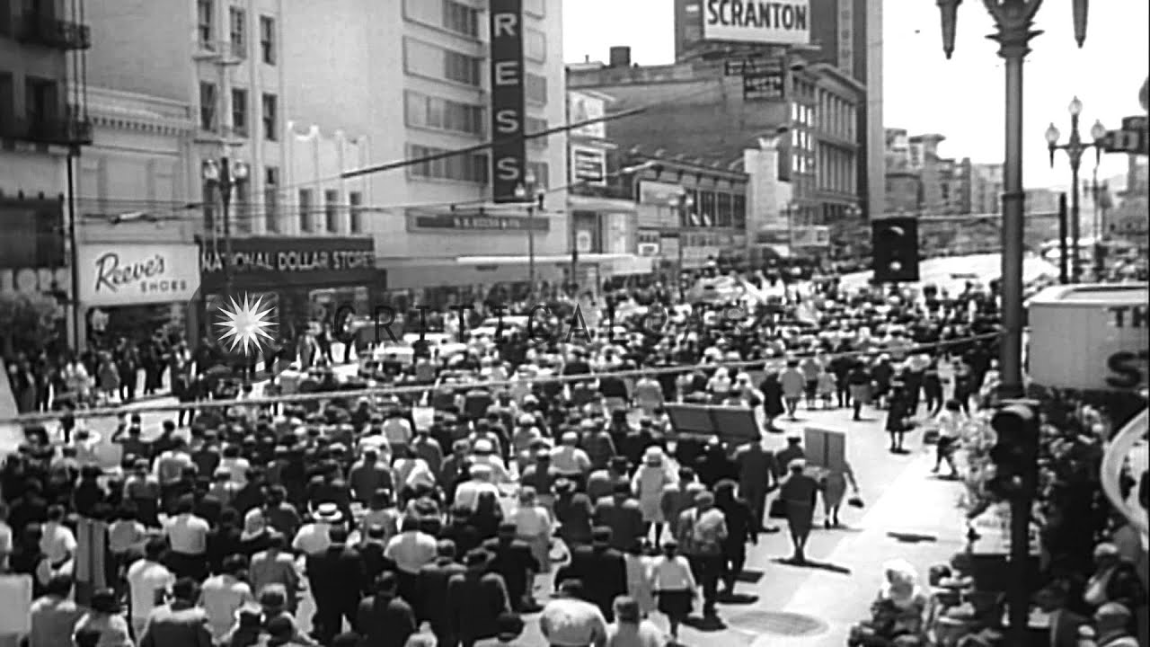 Senator Goldwater addresses the Platform committee during the ...