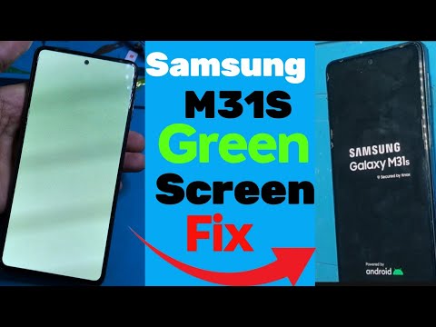 Samsung M31S Green Display Problem Solution 👐/ How To Tix Green Screen ...