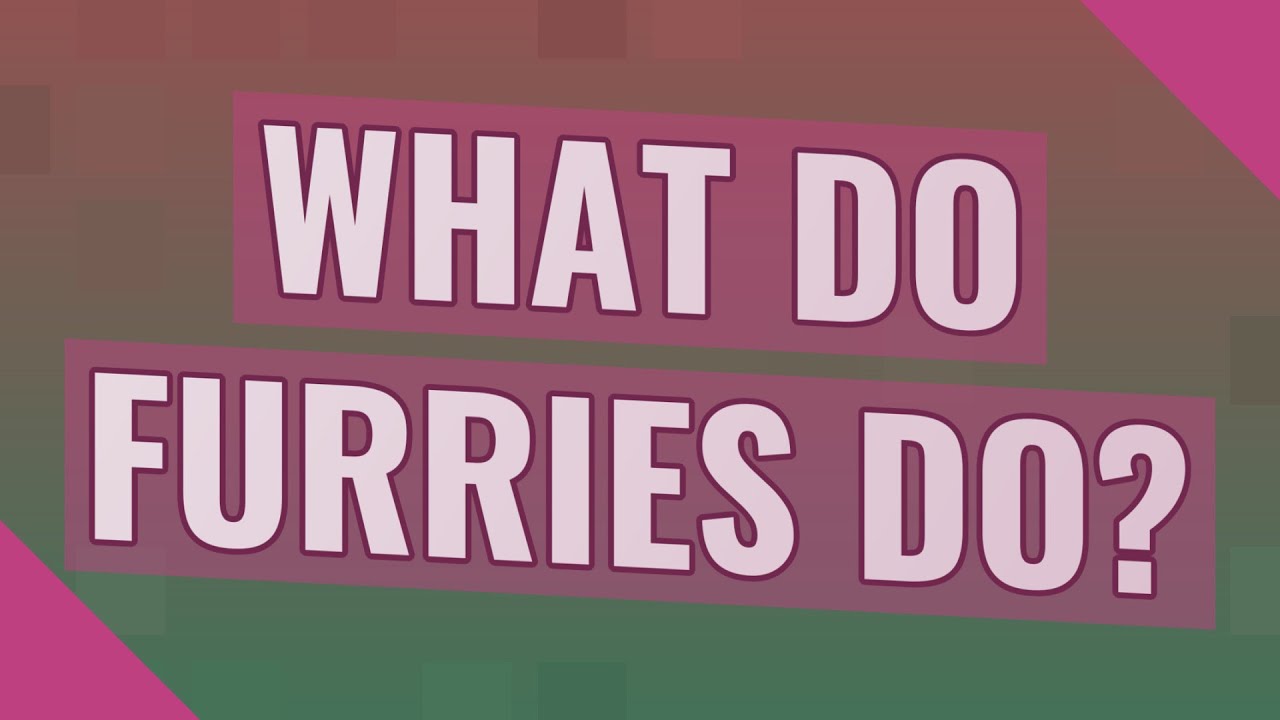 What do furries do? - YouTube