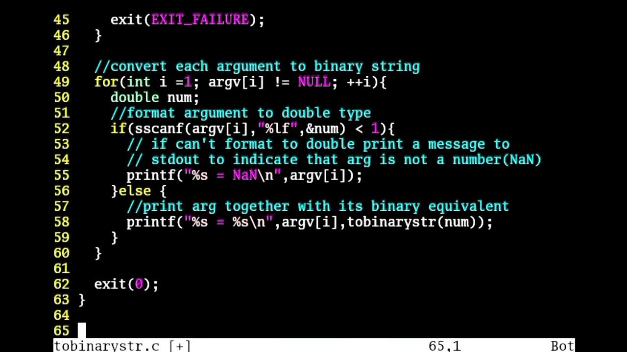 Decimal to Binary.Converting a number(base 10) to binary (base 2) in C. #C #code - YouTube
