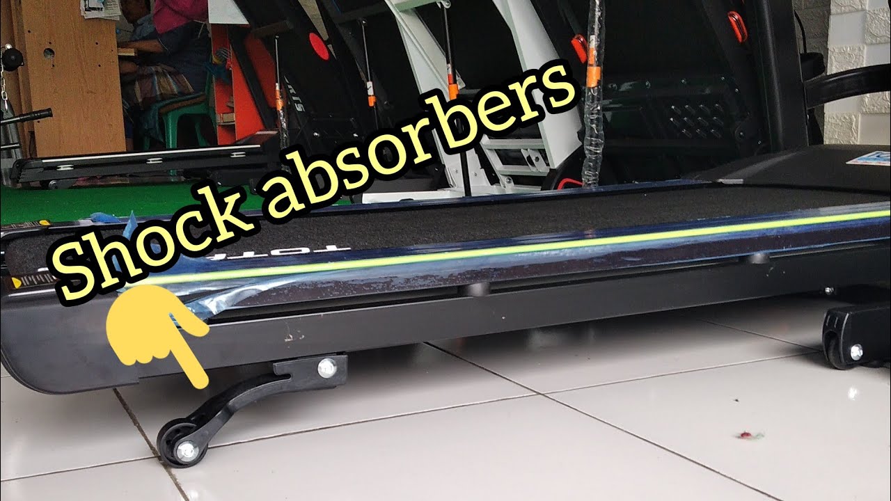 Treadmill elektrik multi fungsi dengan Shock Absorbers Total fitness TL ...