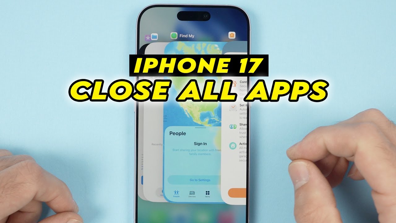 iPhone 17 : How to Close All Apps - YouTube