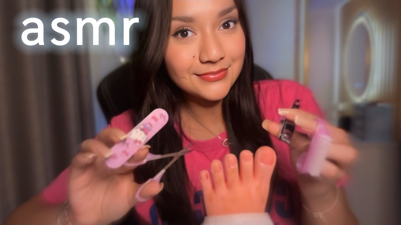 ASMR PEDICURE RELAJANTE (LIMPIEZA PROFUNDA y MASAJE) te haré muchas ...