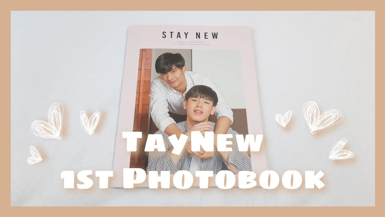 Unboxing 💙 TayNew Official Photobook 'STAY NEW' | Aliah Khairi - YouTube