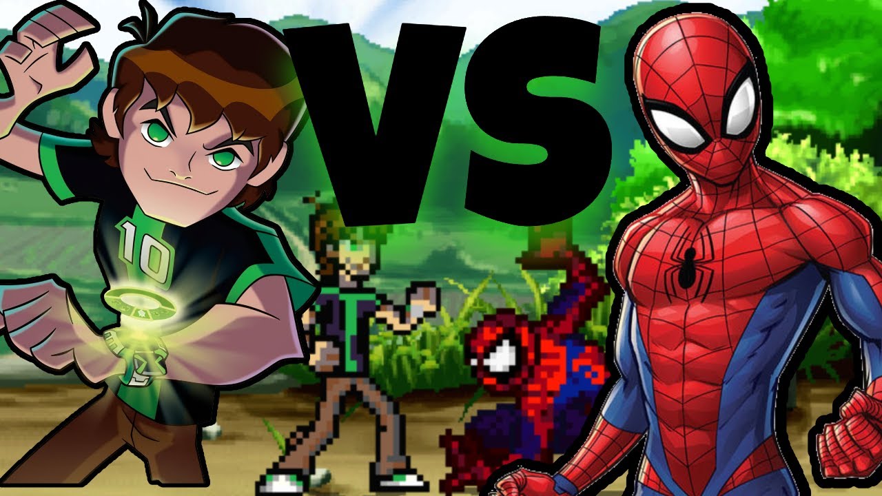 Ben 10 Vs Spider-Man - MUGEN - YouTube