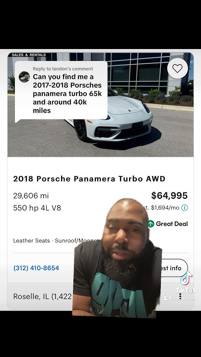So you want a 2017-2017 Porsche Panamera Turbo huh? $65k #Cars #Porsche - YouTube