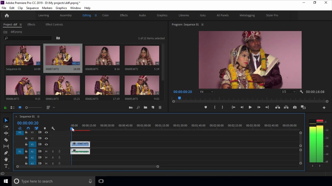 Premiere Pro cc 2019 tutorial 01 - YouTube