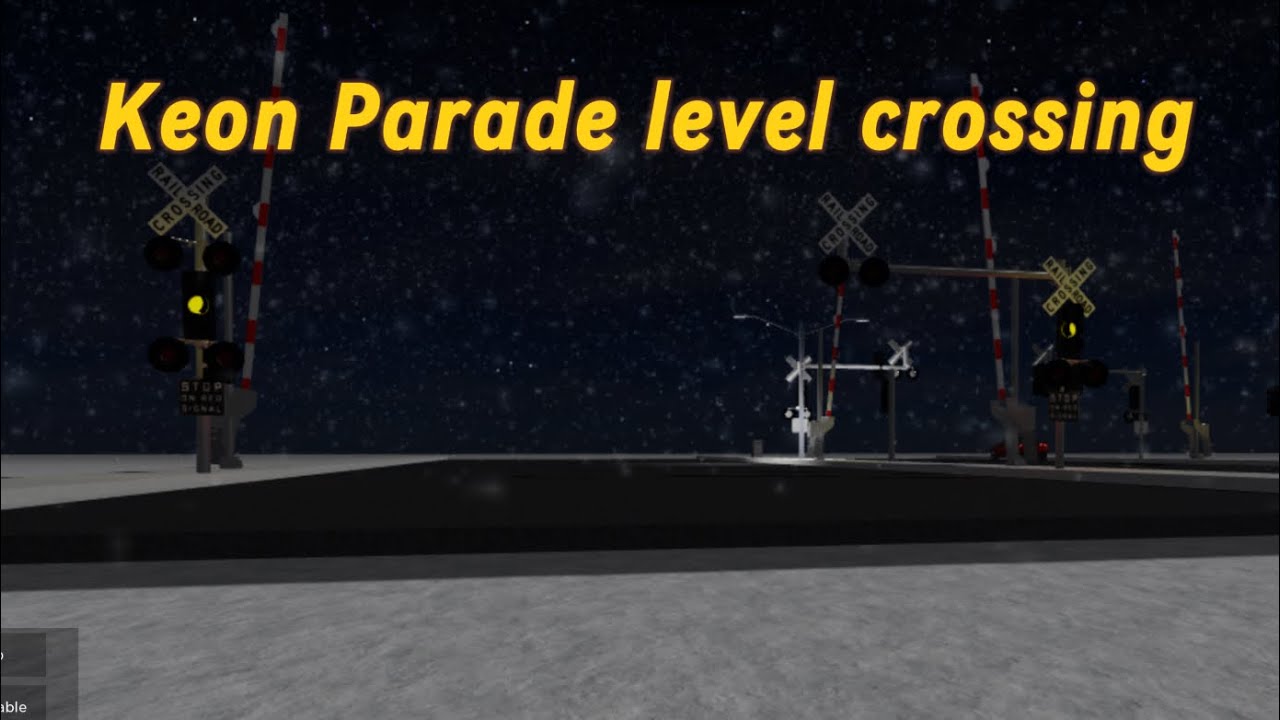 Keon Parade level crossing 7 roblox - YouTube